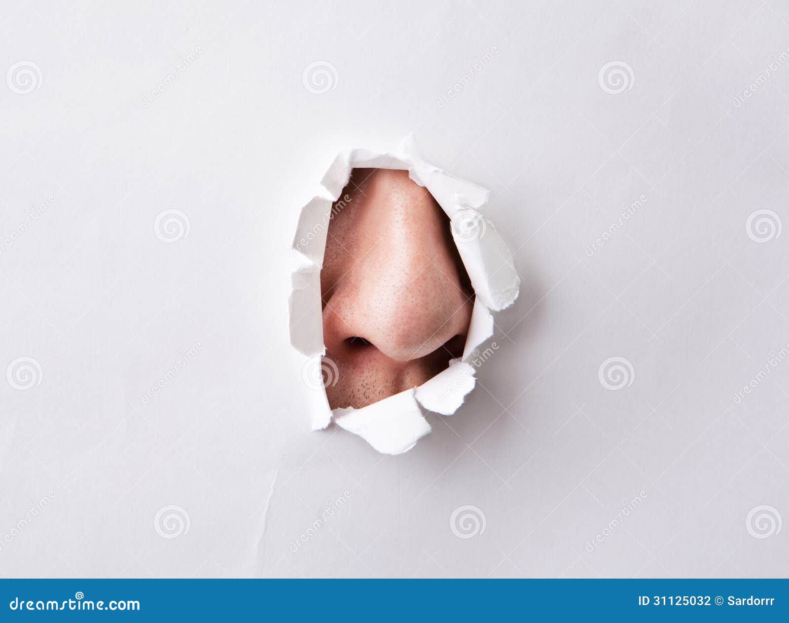 Nose peeping out stock photo. Image of closeup, breath - 31125032