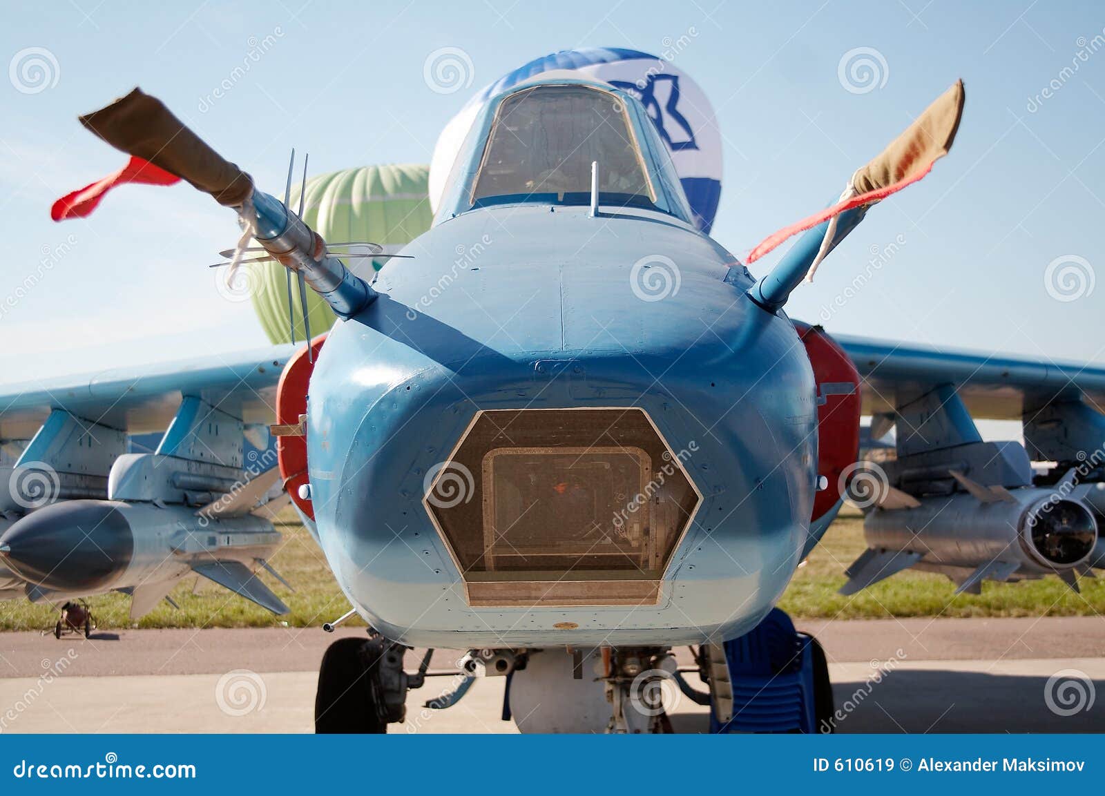 Nose of the plane stock image. Image of fighter, warplane - 610619