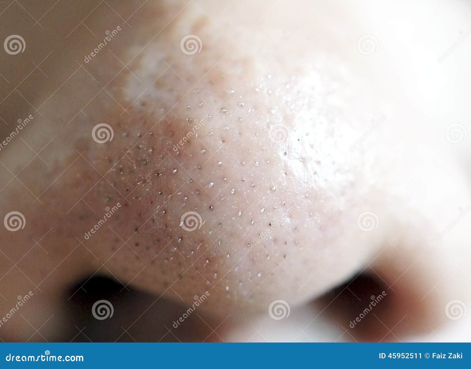 Nose Pores Extreme Macro stock image. Image of hickey - 45952511