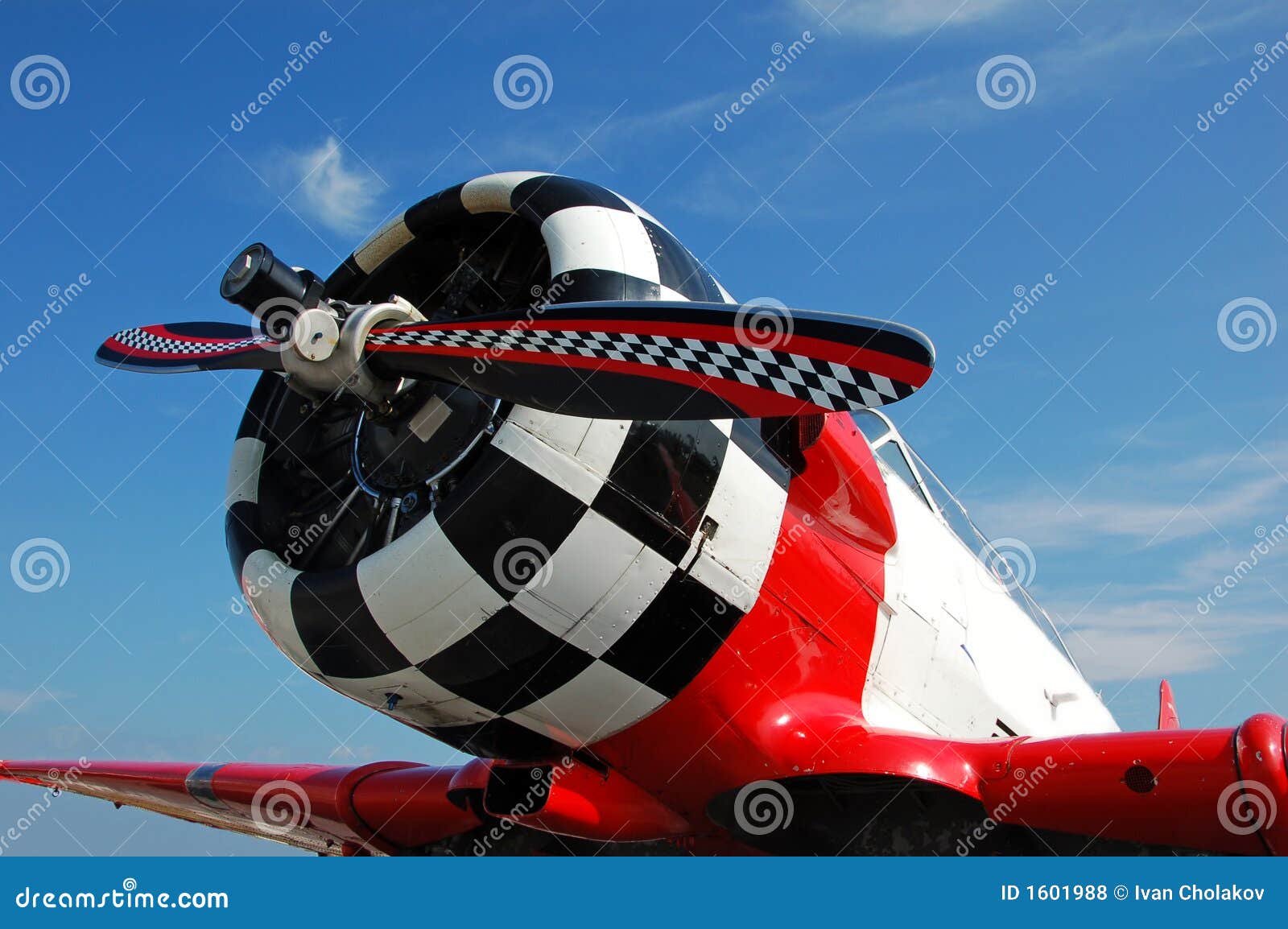Nose of Retro Style Airplane Stock Photo - Image of propeller, style ...