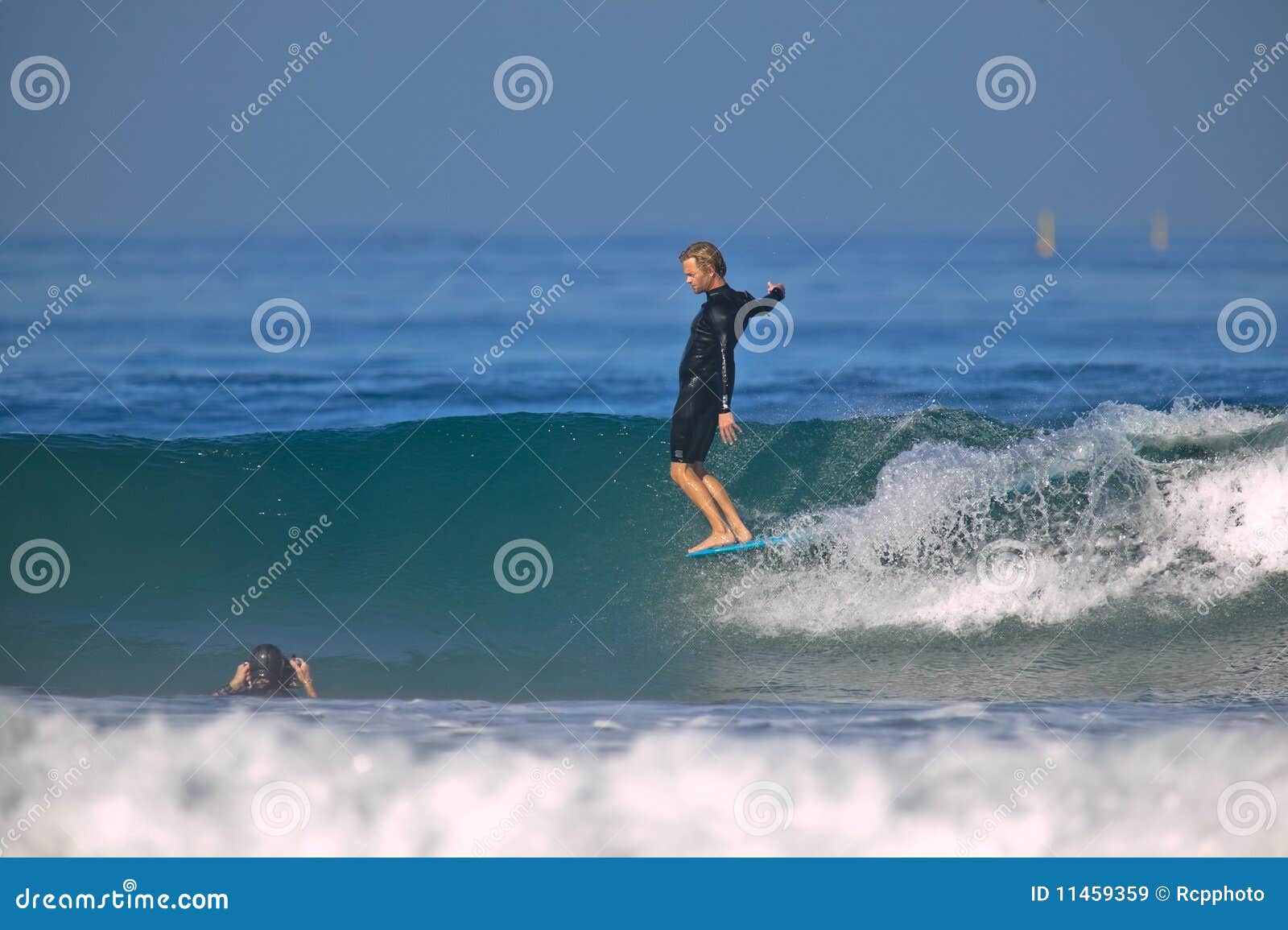Nose Riding Surfer stock image. Image of blue, ocean - 11459359