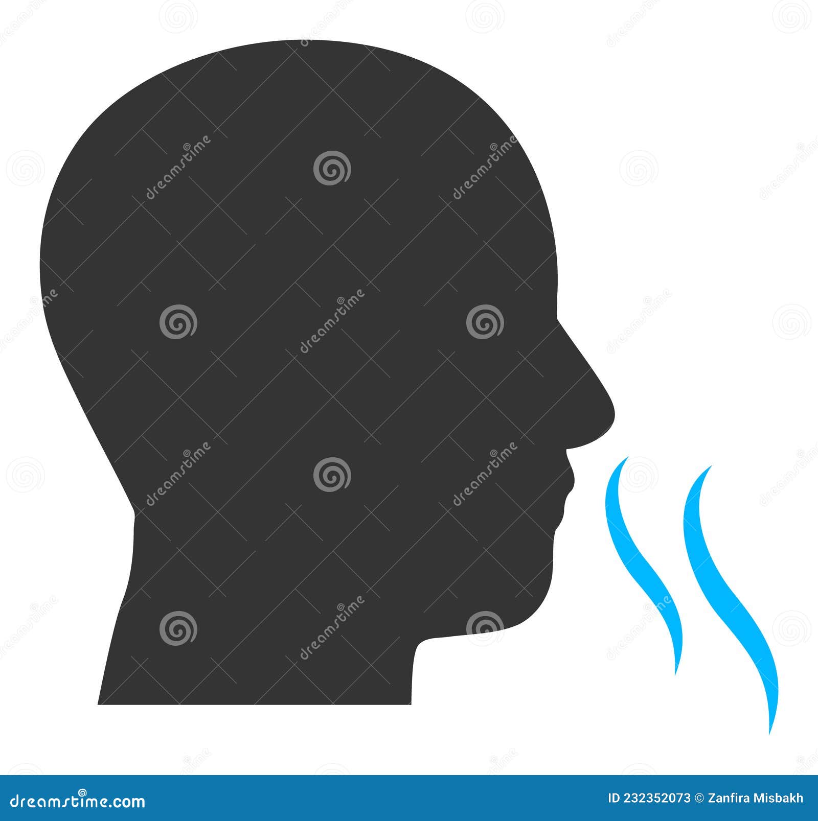 Nose And Smell Sense Vector Pictogram | CartoonDealer.com #102527548