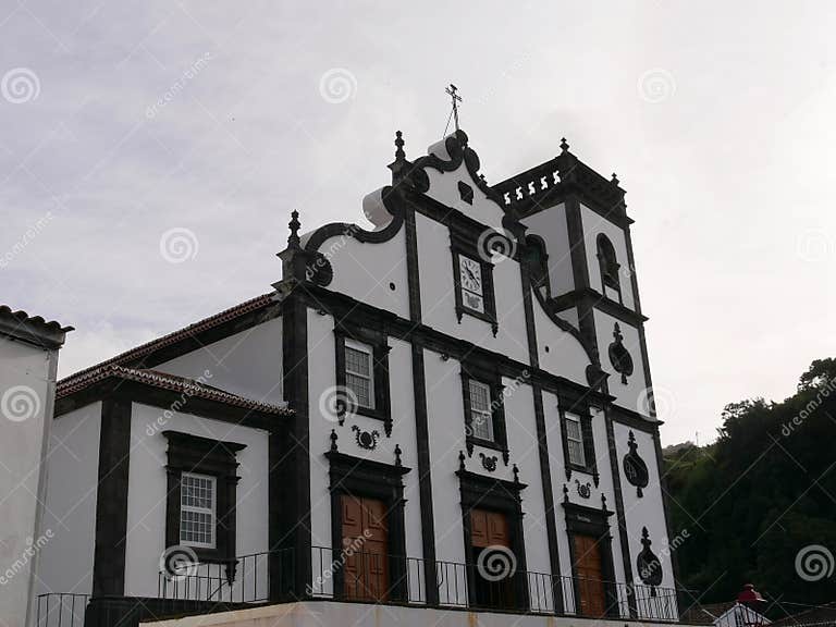 Nossa Senhora Mae De Deus Church in Povoaçao in Azores Stock Image ... Nossa Senhora Mae De Deus Church in Povoaçao in Azores Stock Image ...