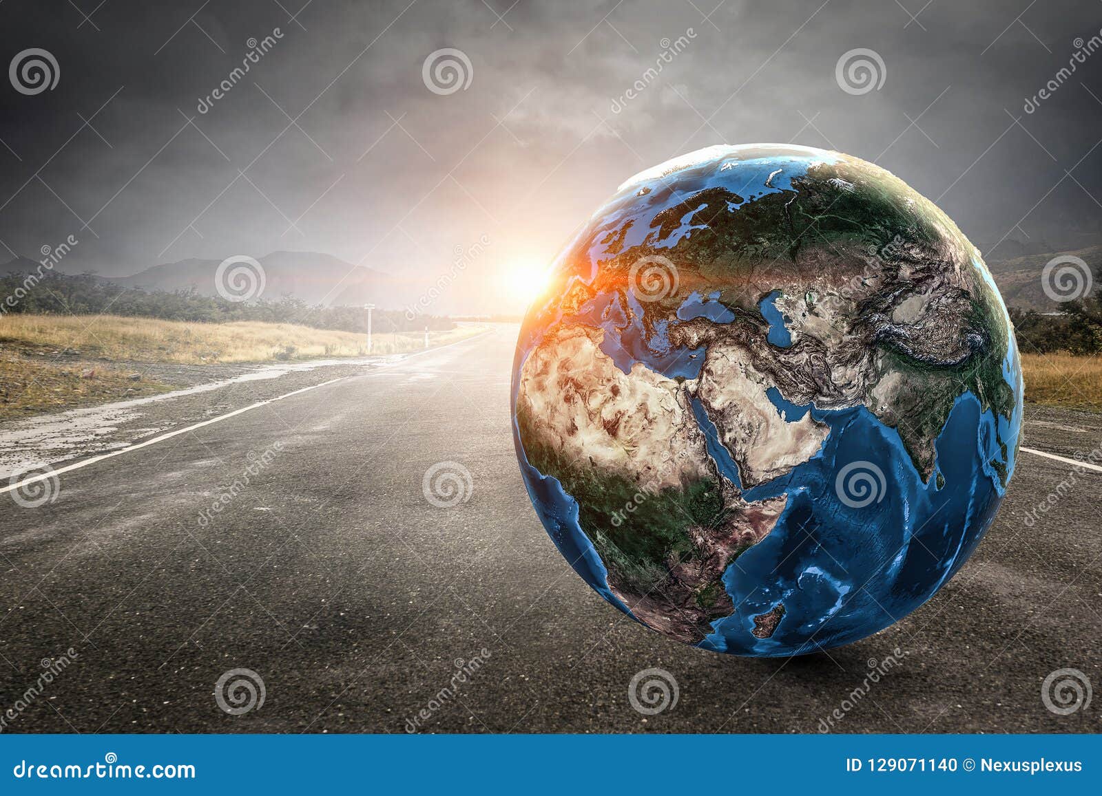 Nosso mundo original foto de stock. Imagem de globo - 129071140