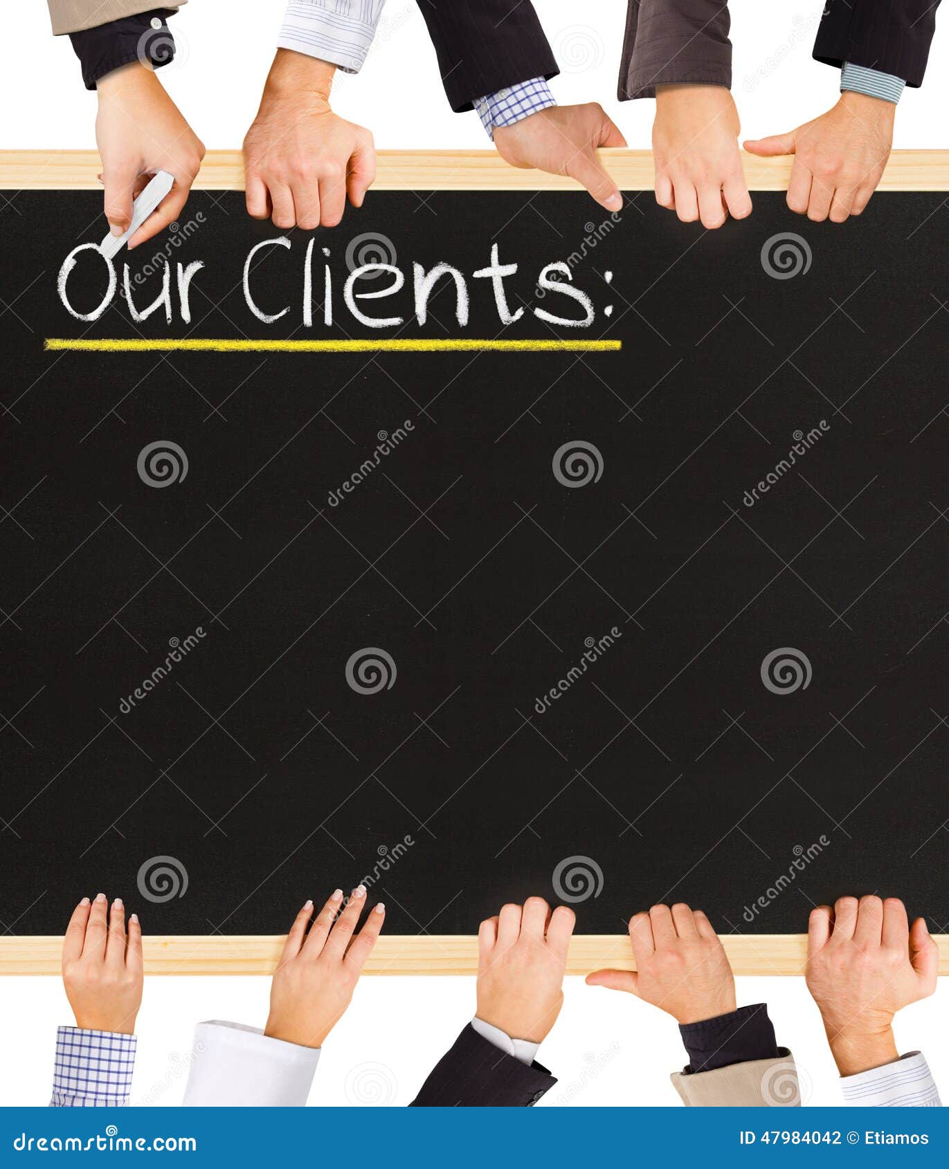 Nossos clientes foto de stock. Imagem de alvo, lista - 47984042