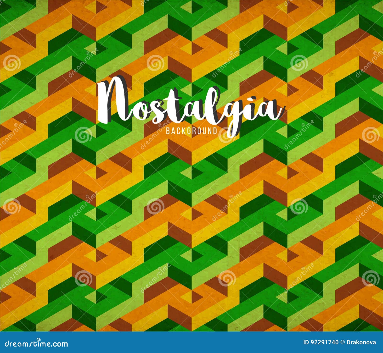 Nostalgia Background Cartoon Vector | CartoonDealer.com #92291701