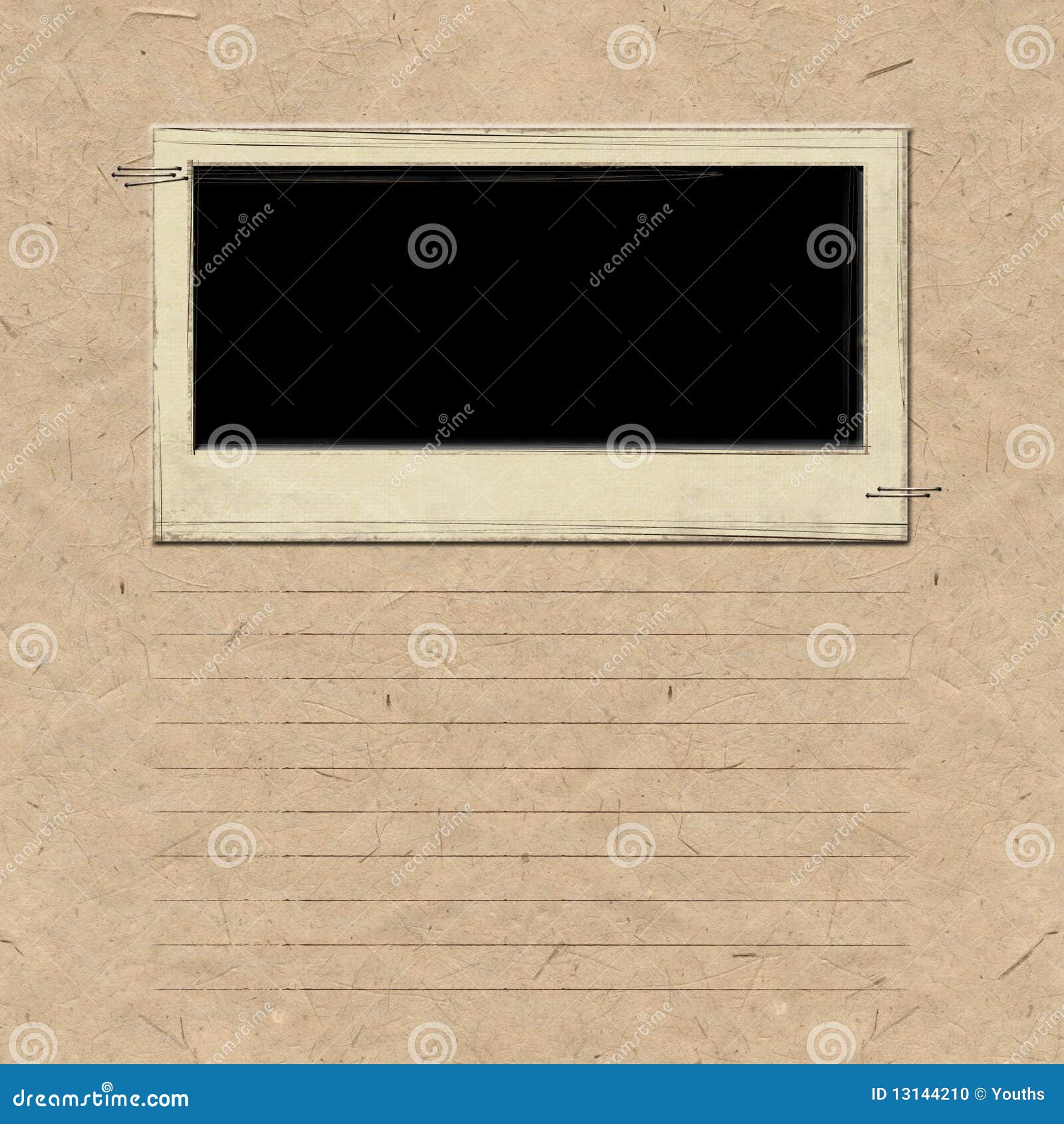 Nostalgia Scrapbook Frame Background Stock Photo - Image of empty ...