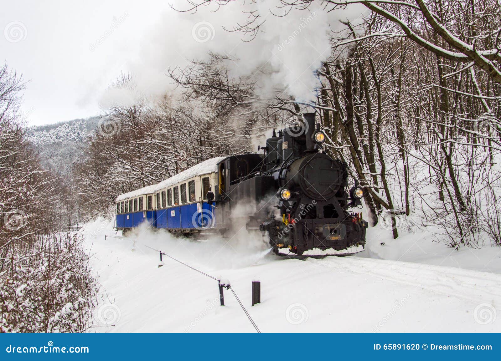 Nostalgia steam train stock photo. Image of railroad - 65891620