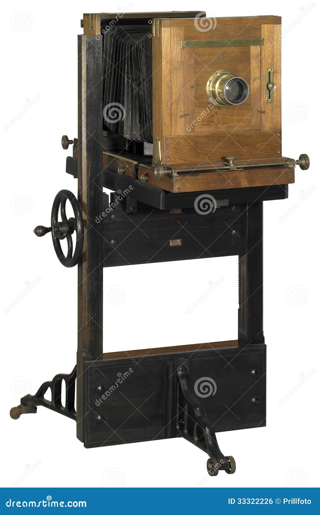 Nostalgic Camera Made of Wood Stock Photo - Image of oldfashioned ...