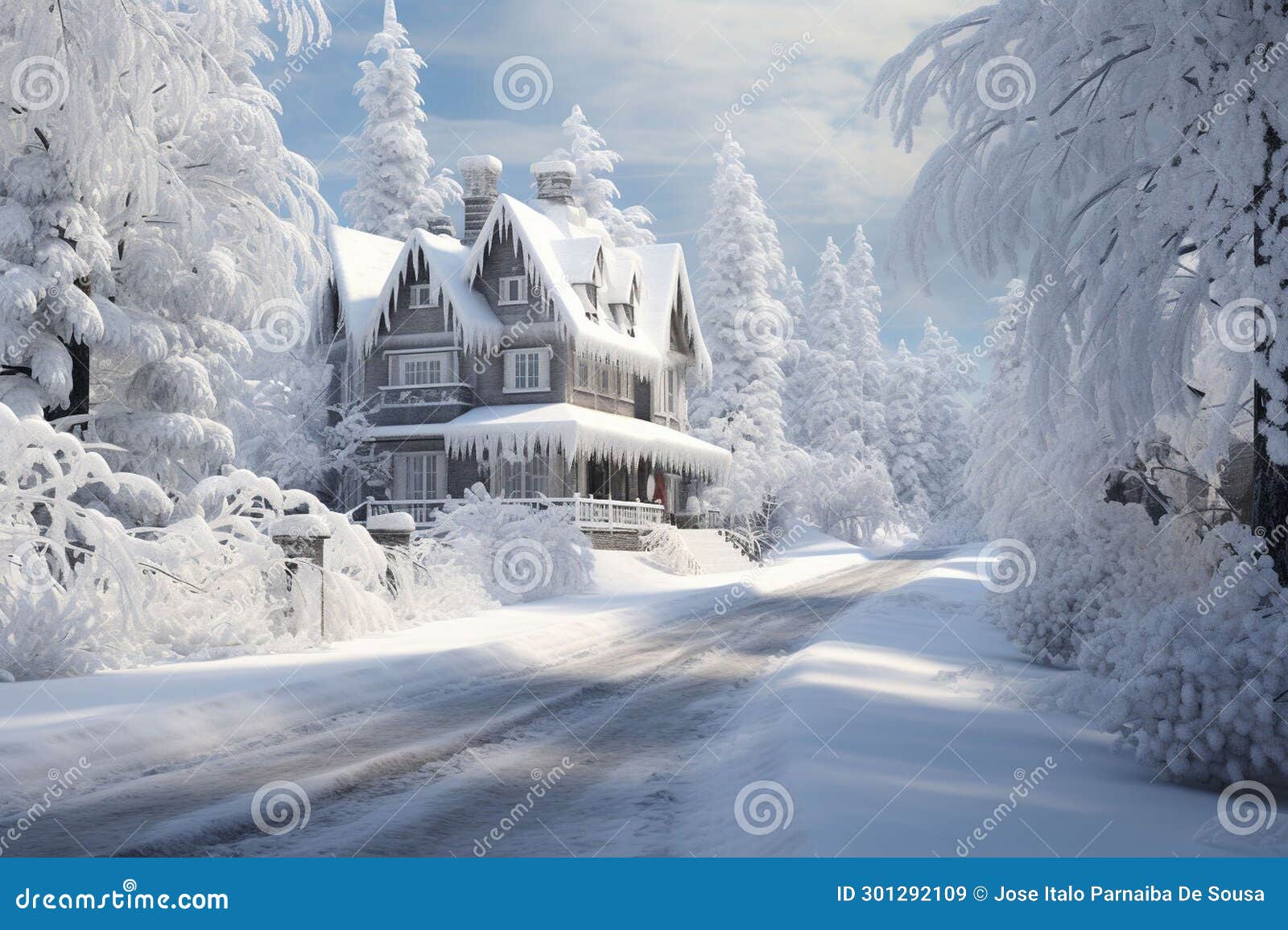 Nostalgic Winter Scenes Inspired by Vintage Stock Illustration ...