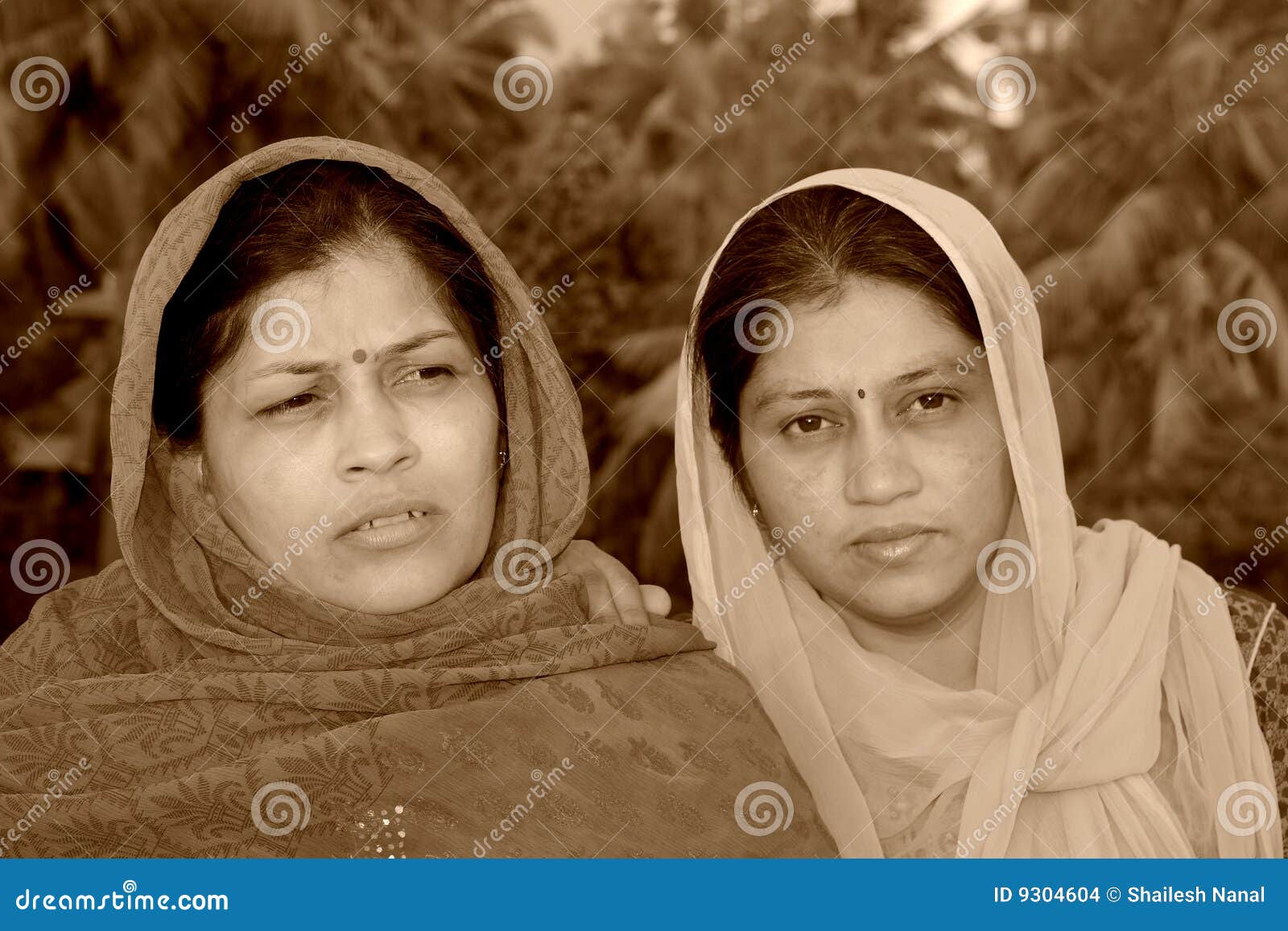 Nostalgic women stock photo. Image of expressive, mood - 9304604