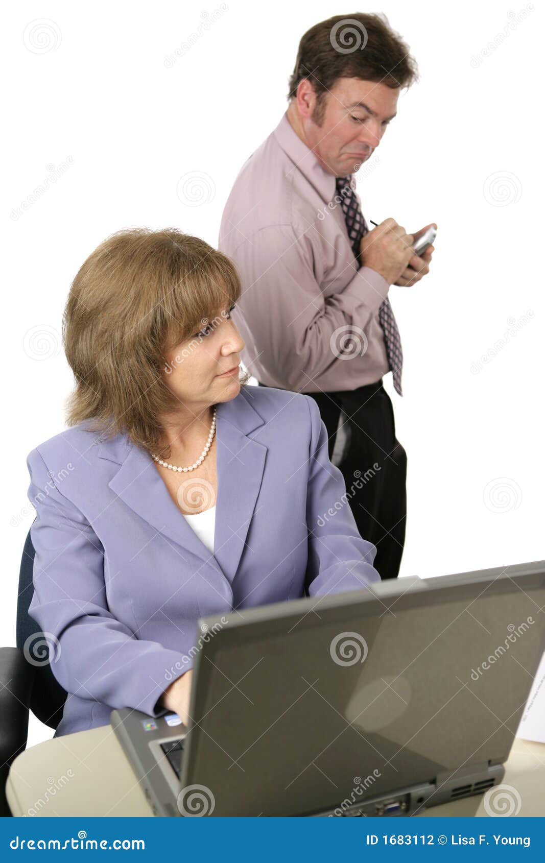 Nosy CoWorker stock photo. Image of leak, male, crime - 1683112