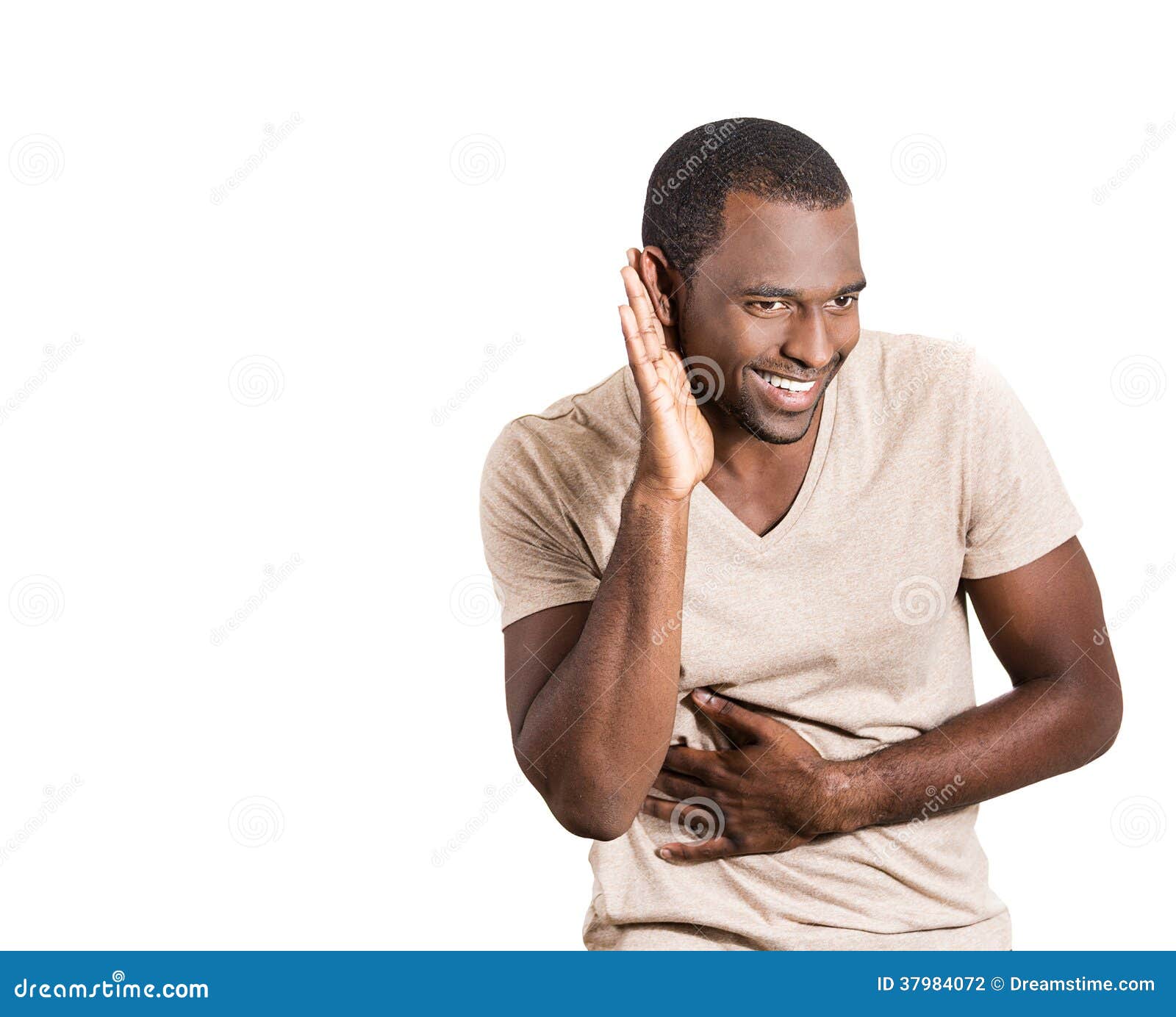 Nosy man listening stock photo. Image of expression, grapevine - 37984072