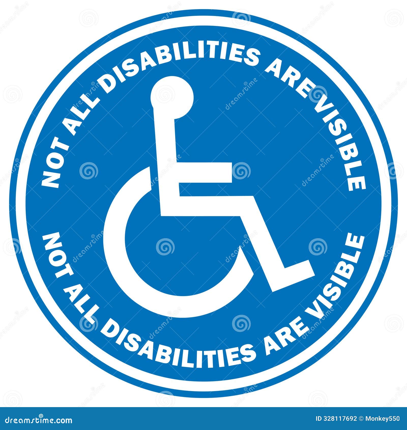 Not All Disabilities are Visible Stock Illustration - Illustration of ... Not All Disabilities are Visible Stock Illustration - Illustration of ...