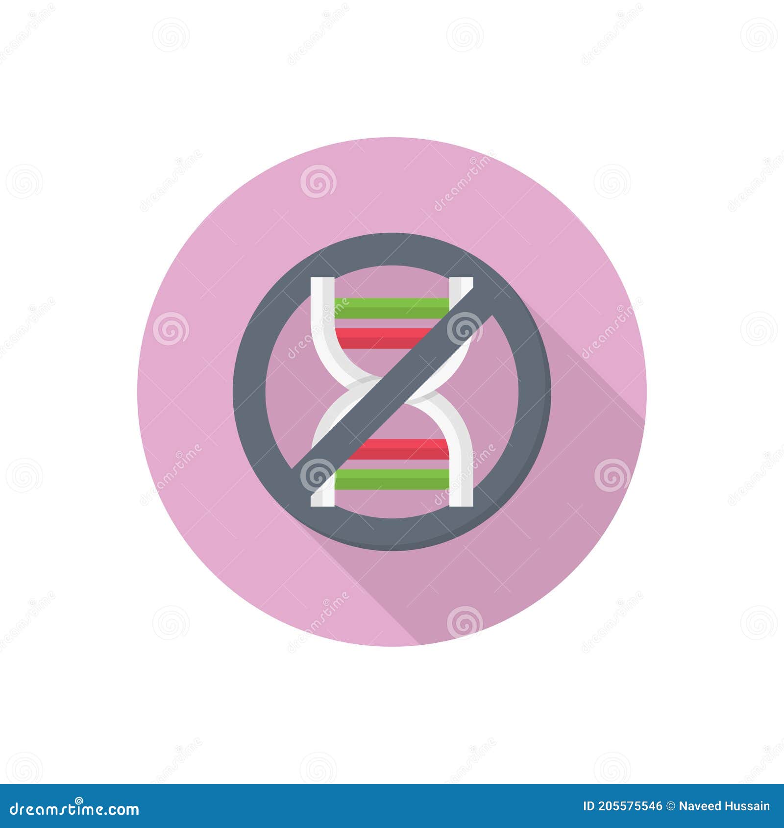 Not Allowed Vector Flat Colour Icon Stock Vector - Illustration of ...
