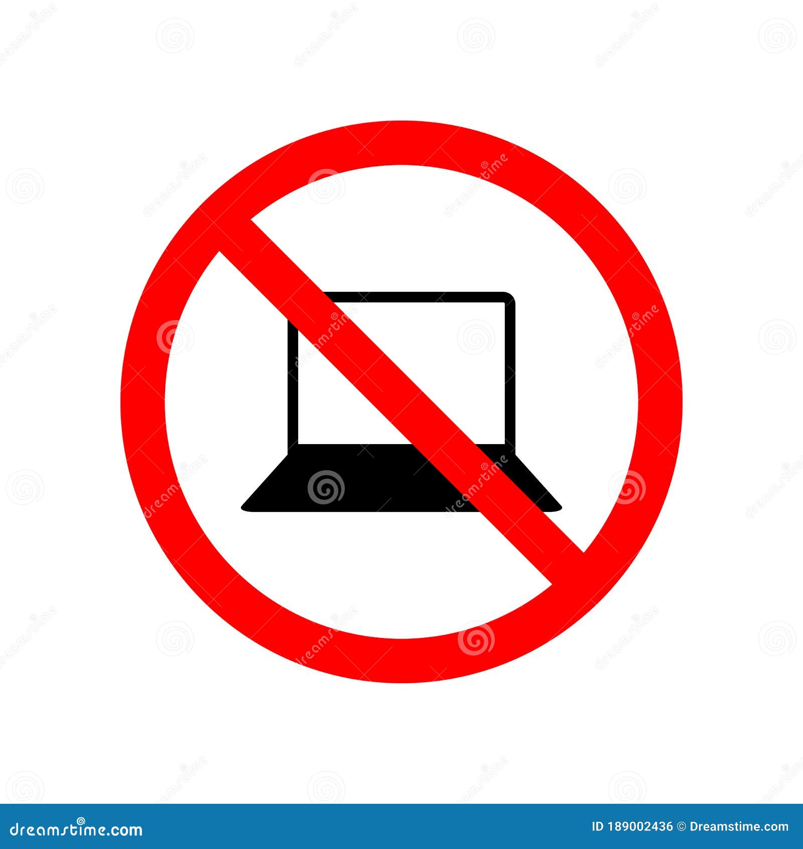 Not Allowed Computer Icon. Element of Ptohibited Sign for Mobile ...