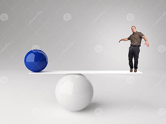 Not balance stock illustration. Illustration of business - 25350077