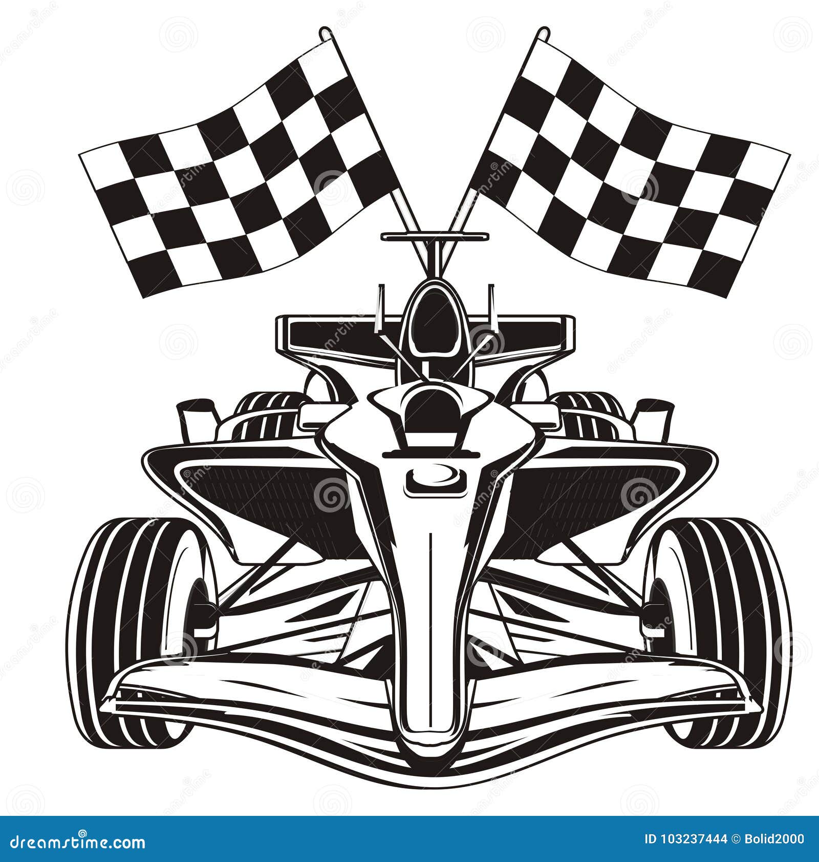 Flags Of Formula 1 And Moto GP Vector Illustration | CartoonDealer.com ...