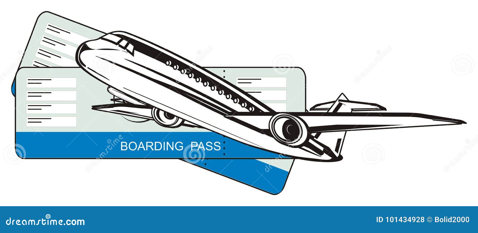 Airplane ticket coloring page - guysfiko