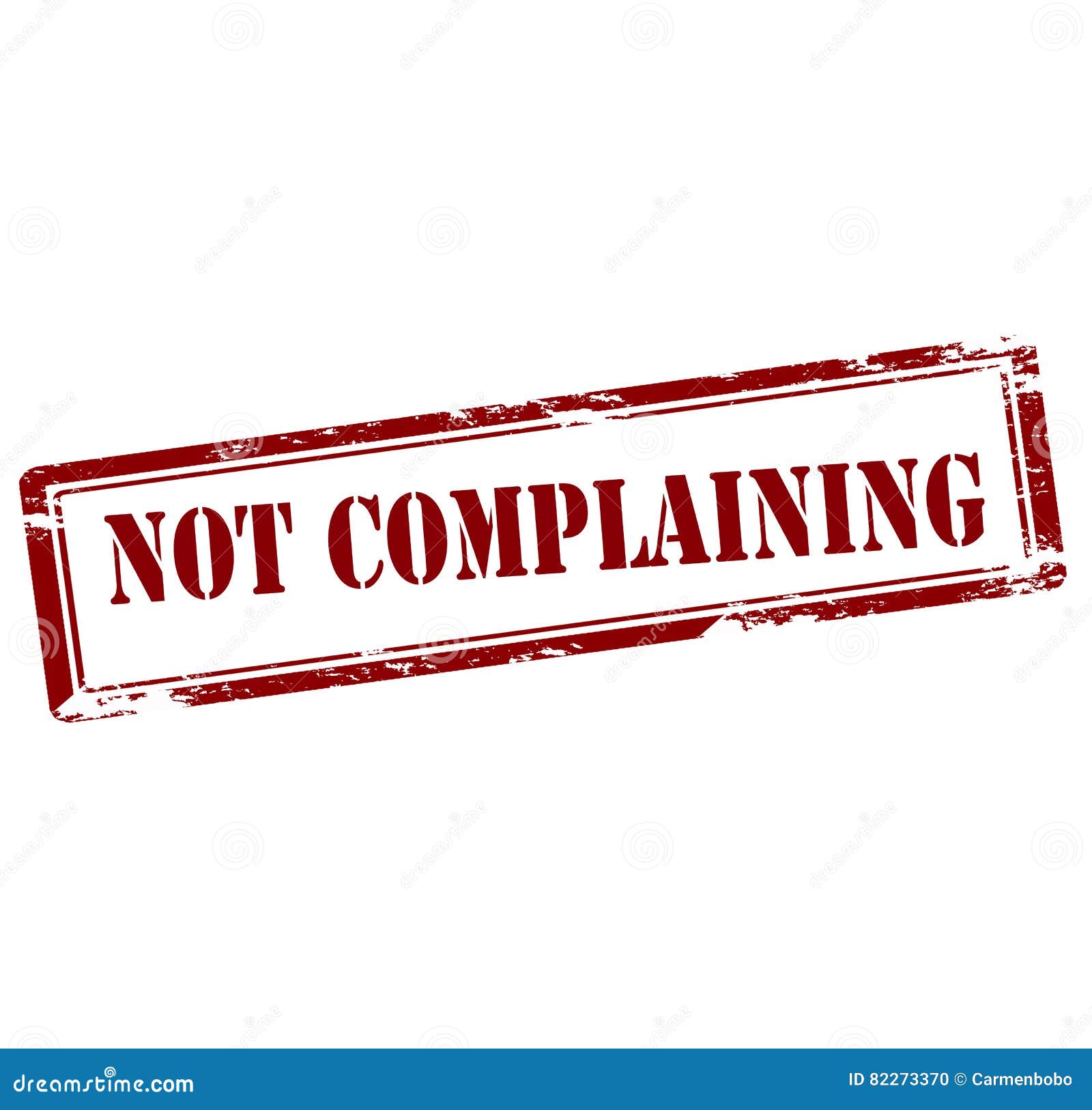 Not complaining stock vector. Illustration of grungy - 82273370