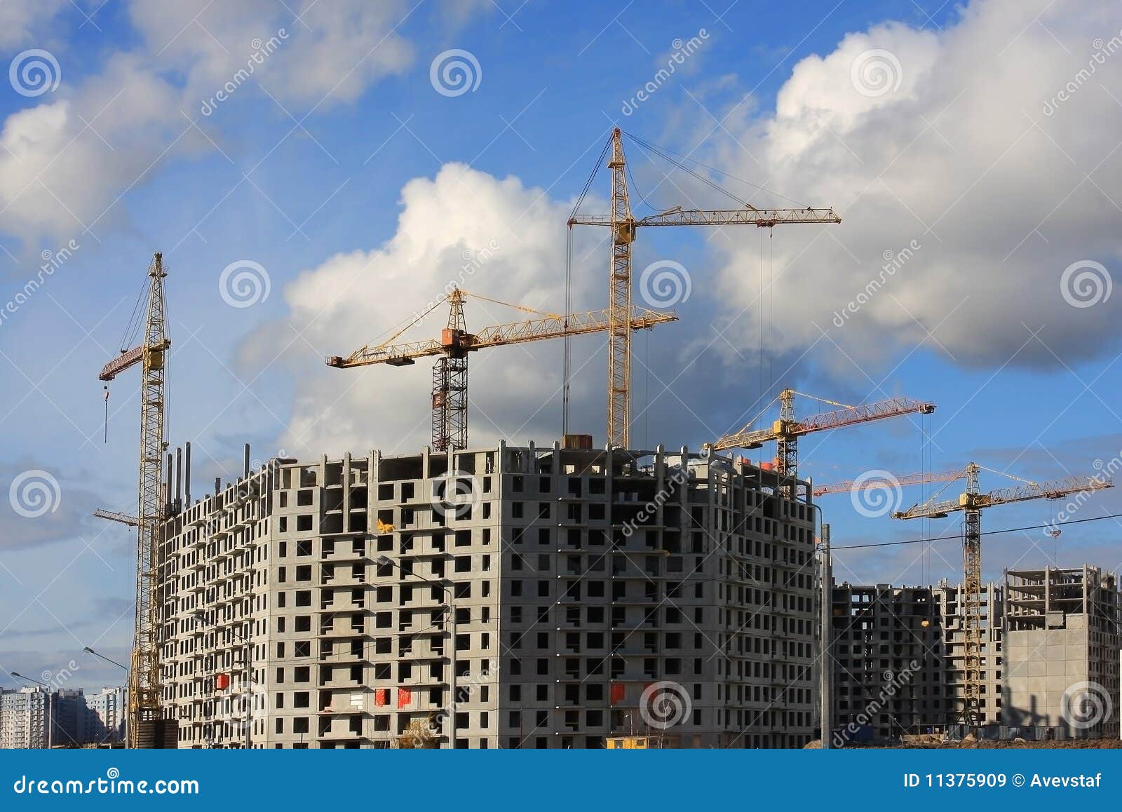Not completed building stock image. Image of wall, fragment - 11375909