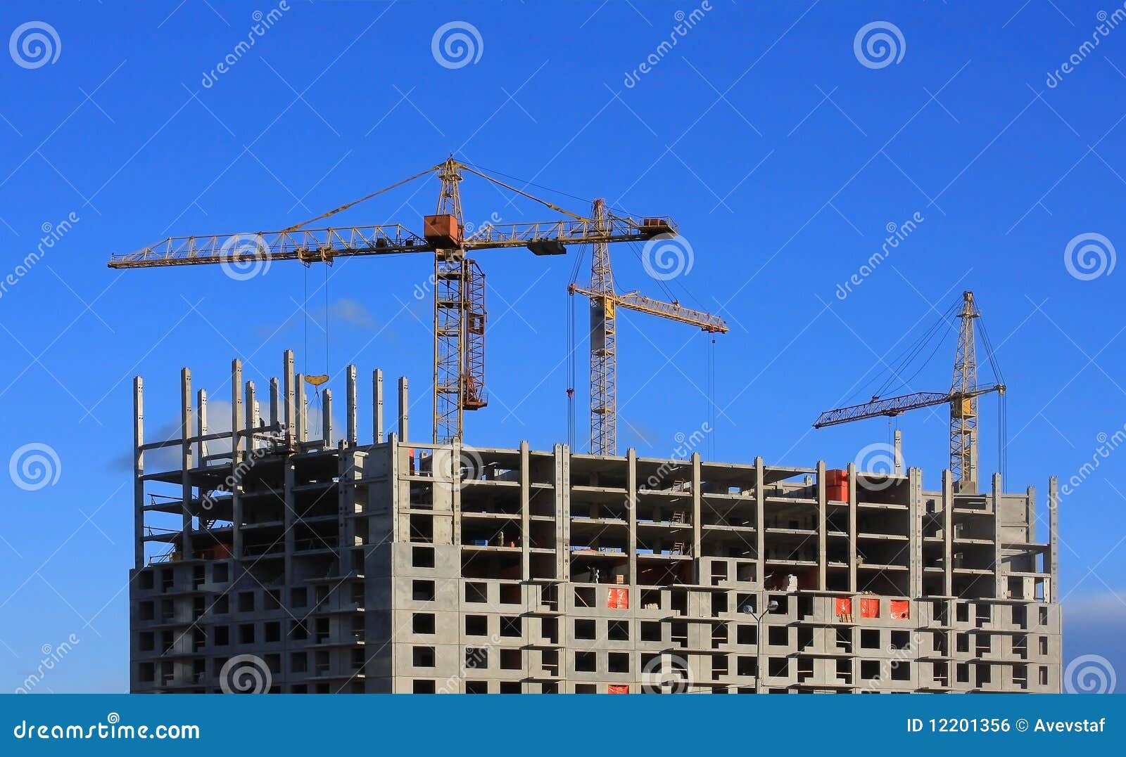 Not completed building 3 stock photo. Image of concrete - 12201356