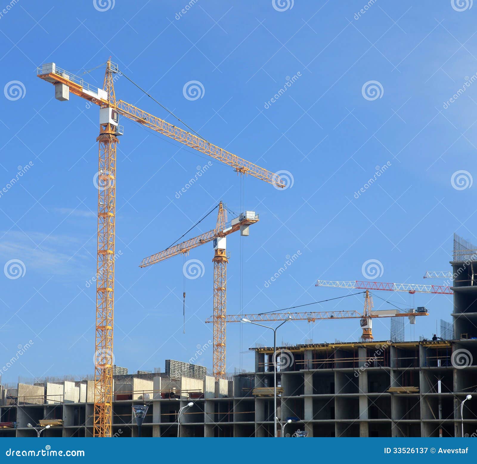 Not completed building stock image. Image of background - 33526137