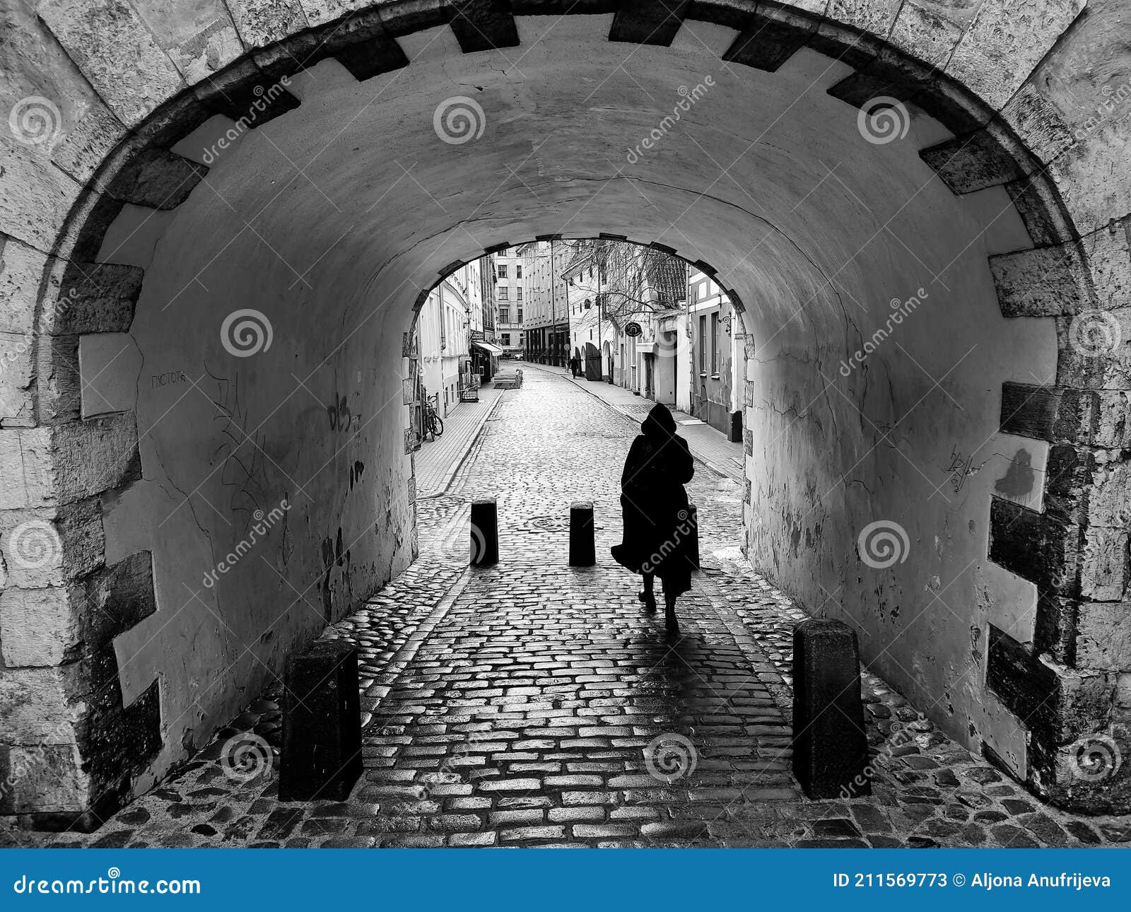 Not crowded in the city stock image. Image of story - 211569773