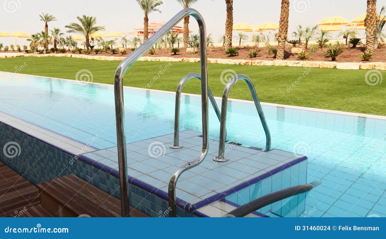 Not deep swimming pool stock photo. Image of israel, turquoise - 31460024