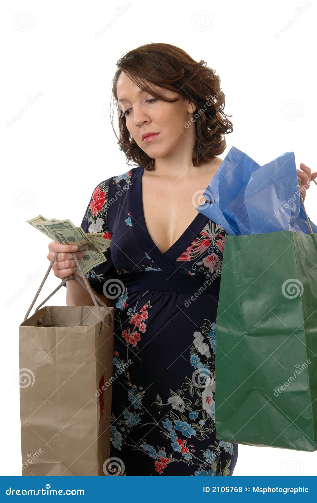 Not Enough stock photo. Image of woman, bags, shopping - 2105768