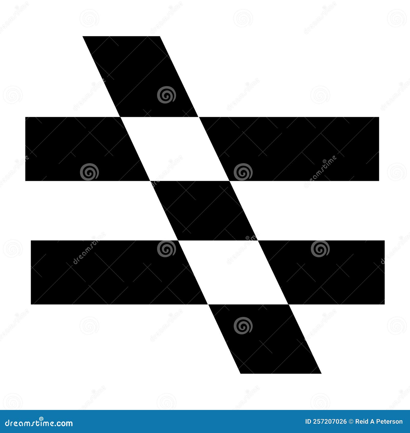 Not Equal To Negative Inequality Symbol Sign Icon Stock Illustration ...