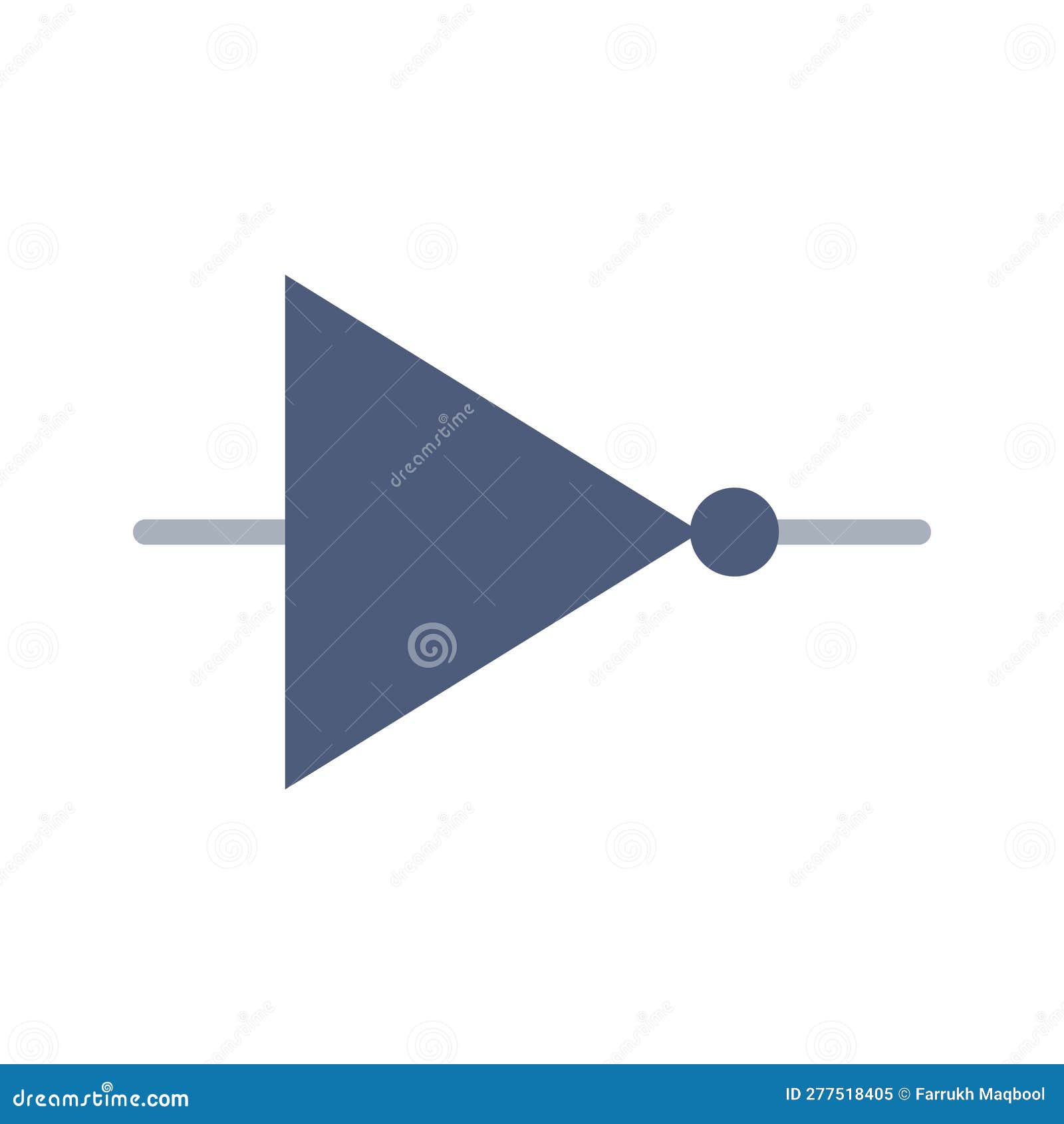 NAND Gate (tri-state). Electronic Symbol Of Open Switch Illustration Of ...