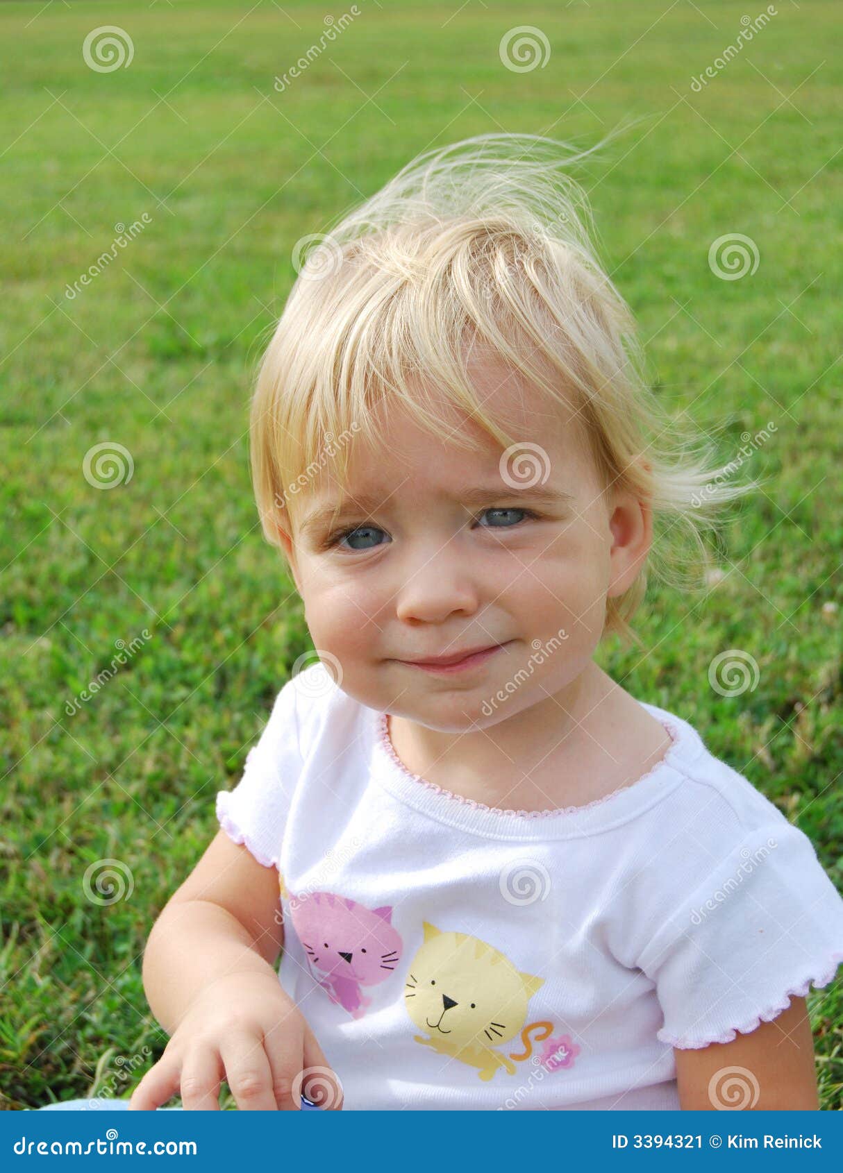 Not going to smile stock image. Image of pose, young, blonde - 3394321