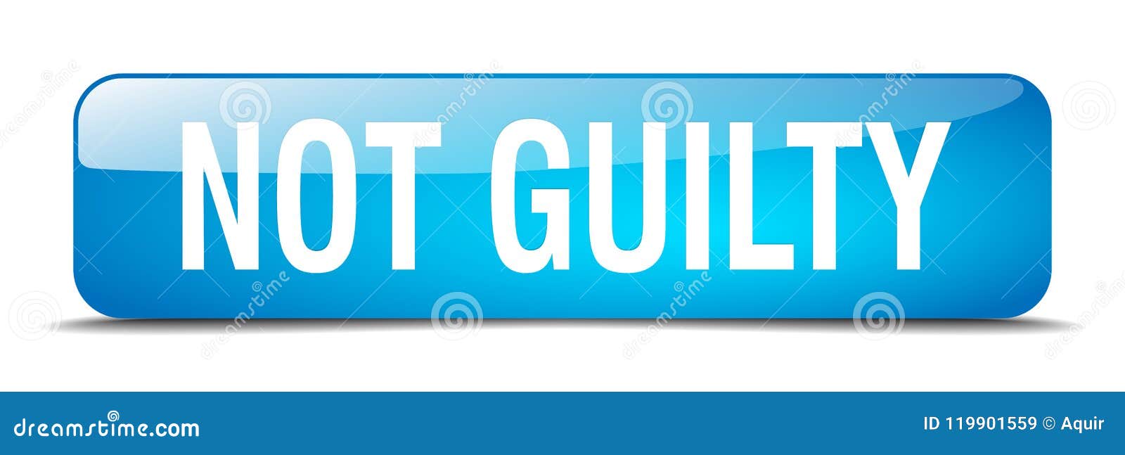 Not guilty button stock vector. Illustration of label - 119901559