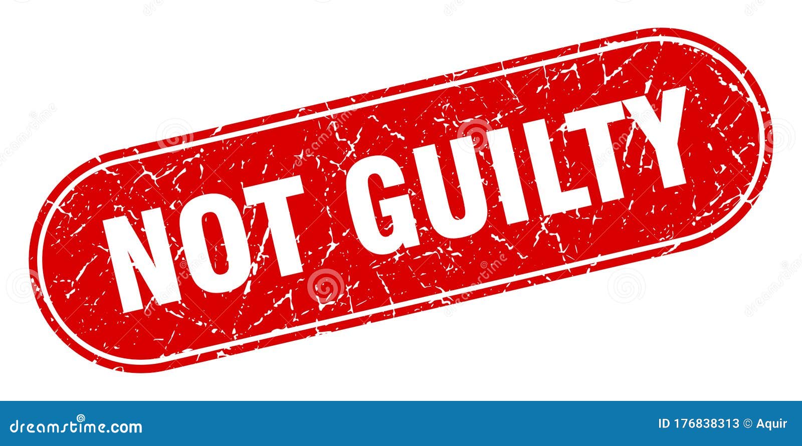 Not Guilty Sign. Not Guilty Grunge Stamp Stock Vector - Illustration of ...