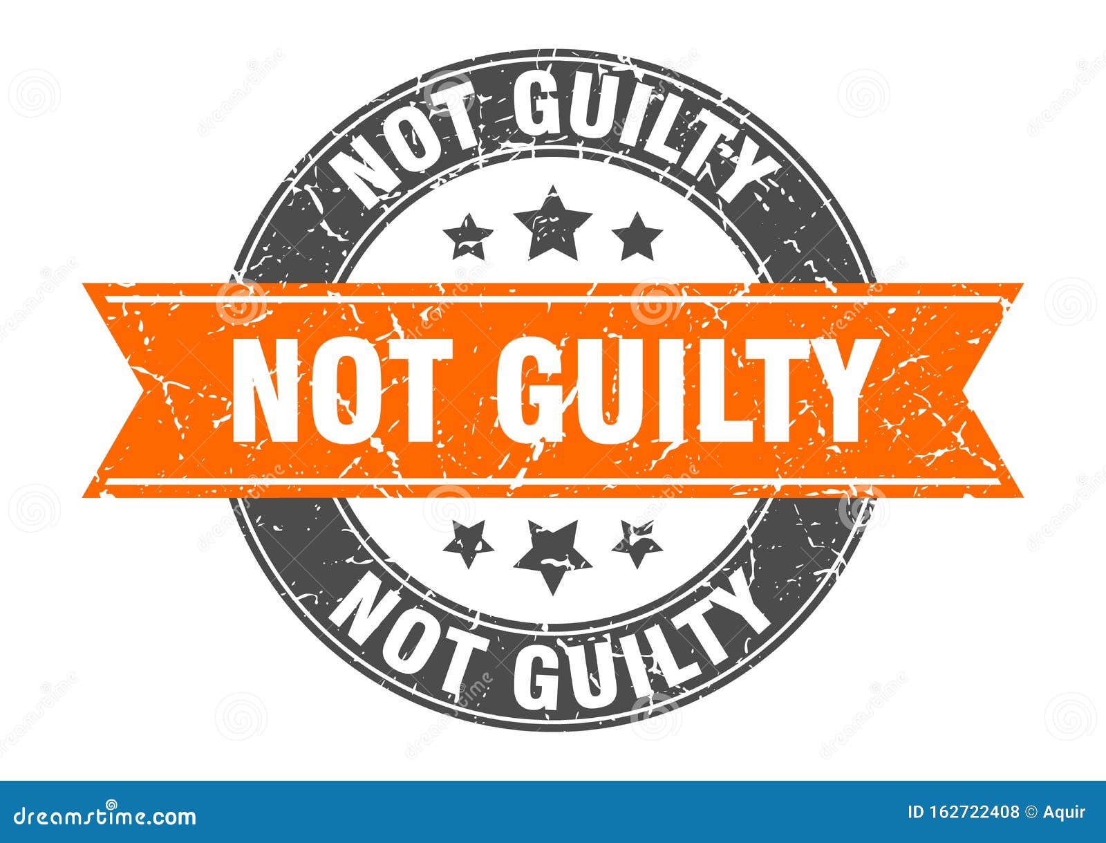Not guilty stamp stock vector. Illustration of sticker - 162722408