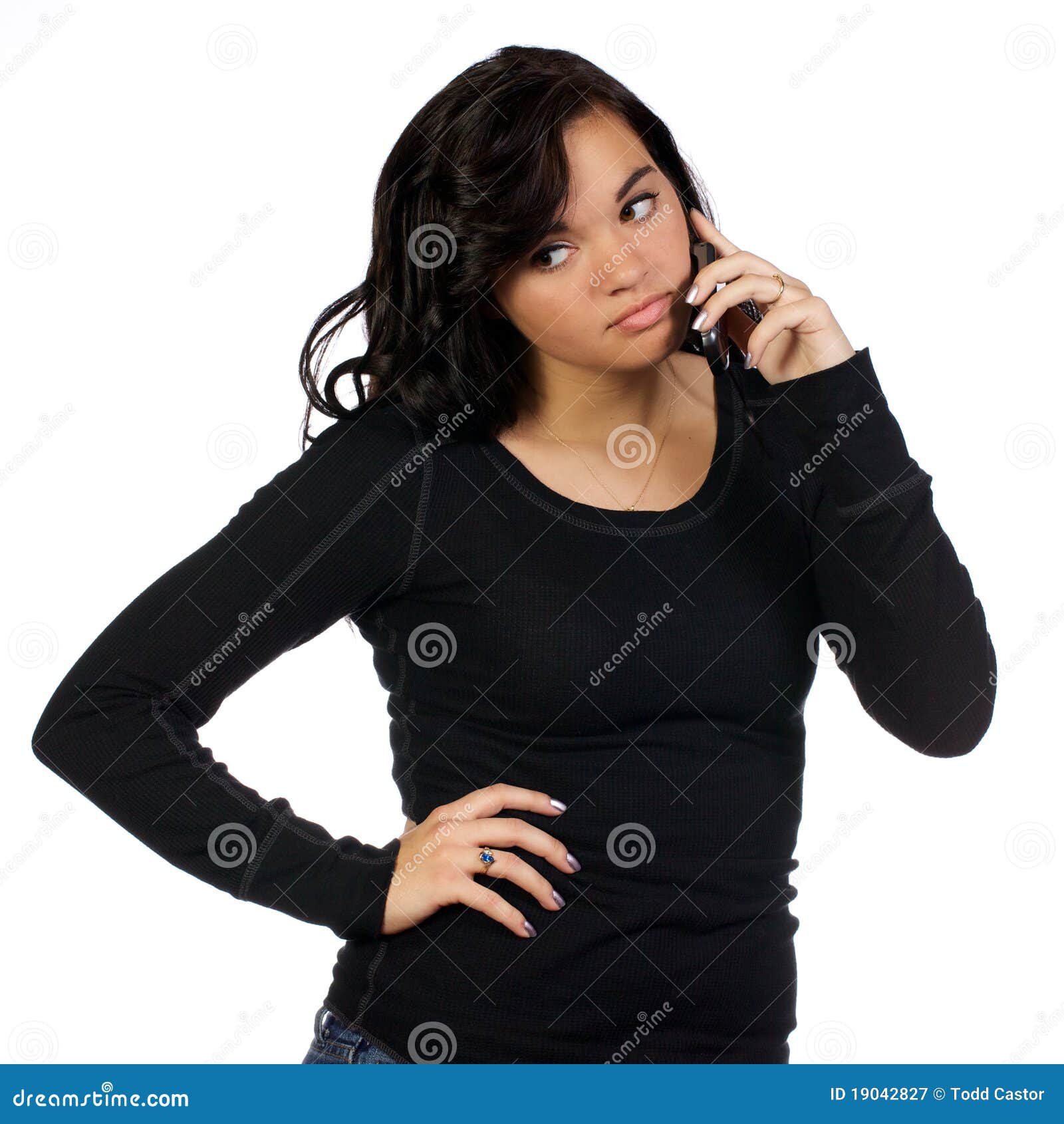 She is not happy! stock image. Image of young, happiness - 19042827