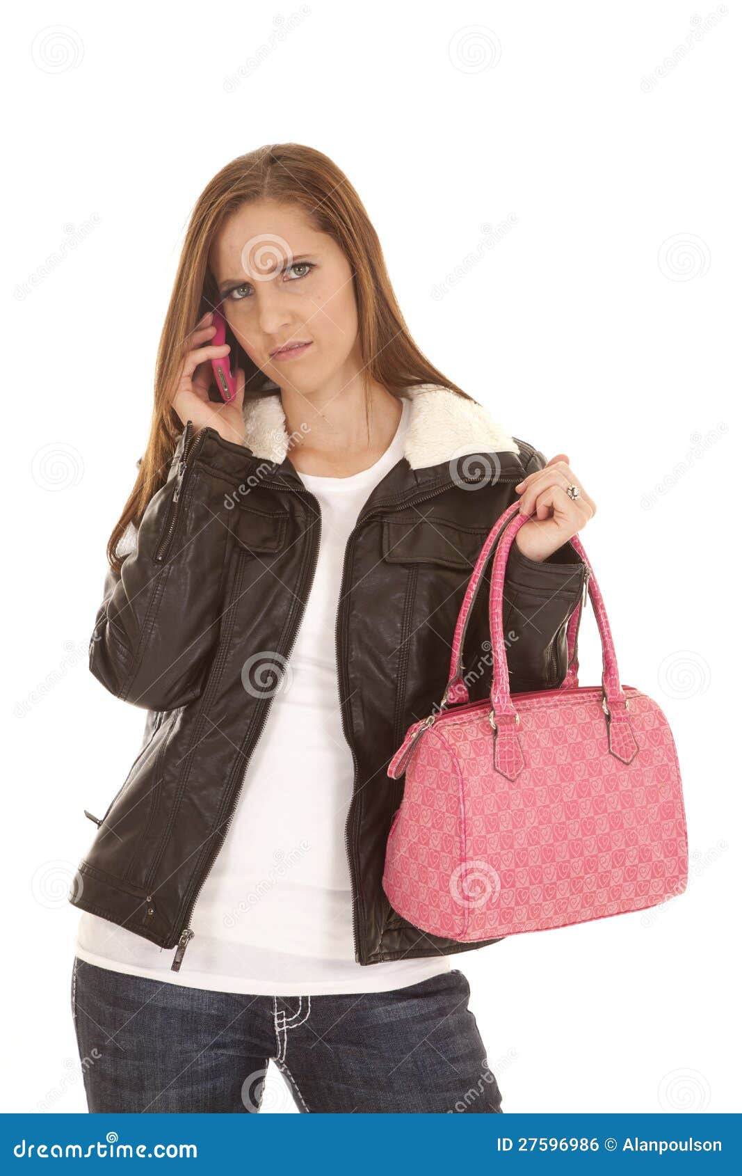Not Happy with Talking Purse Stock Photo - Image of adult, black: 27596986