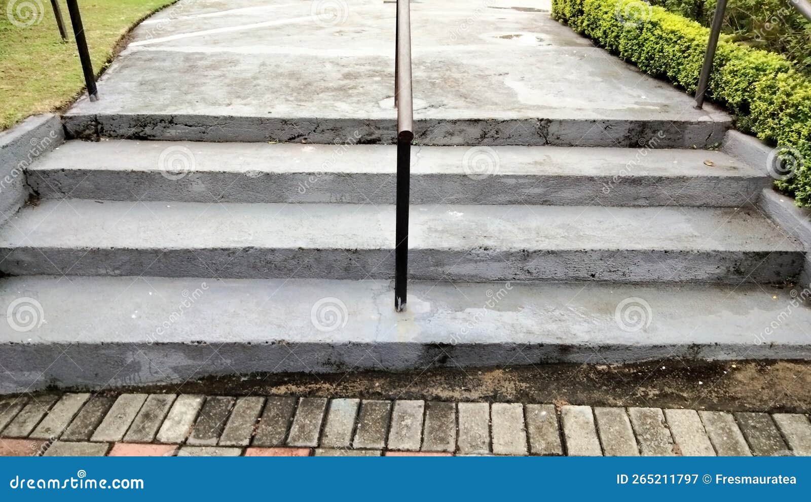 High Stairs Between Tenement Houses Stock Photography | CartoonDealer ...