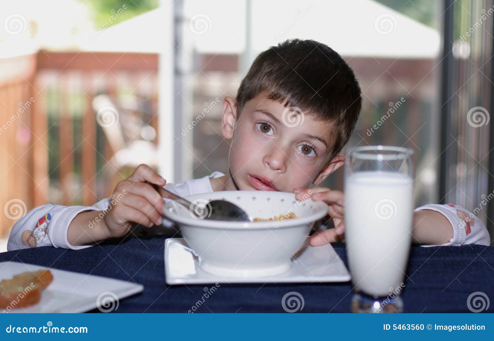 Not hungry stock photo. Image of isolated, milk, little - 5463560