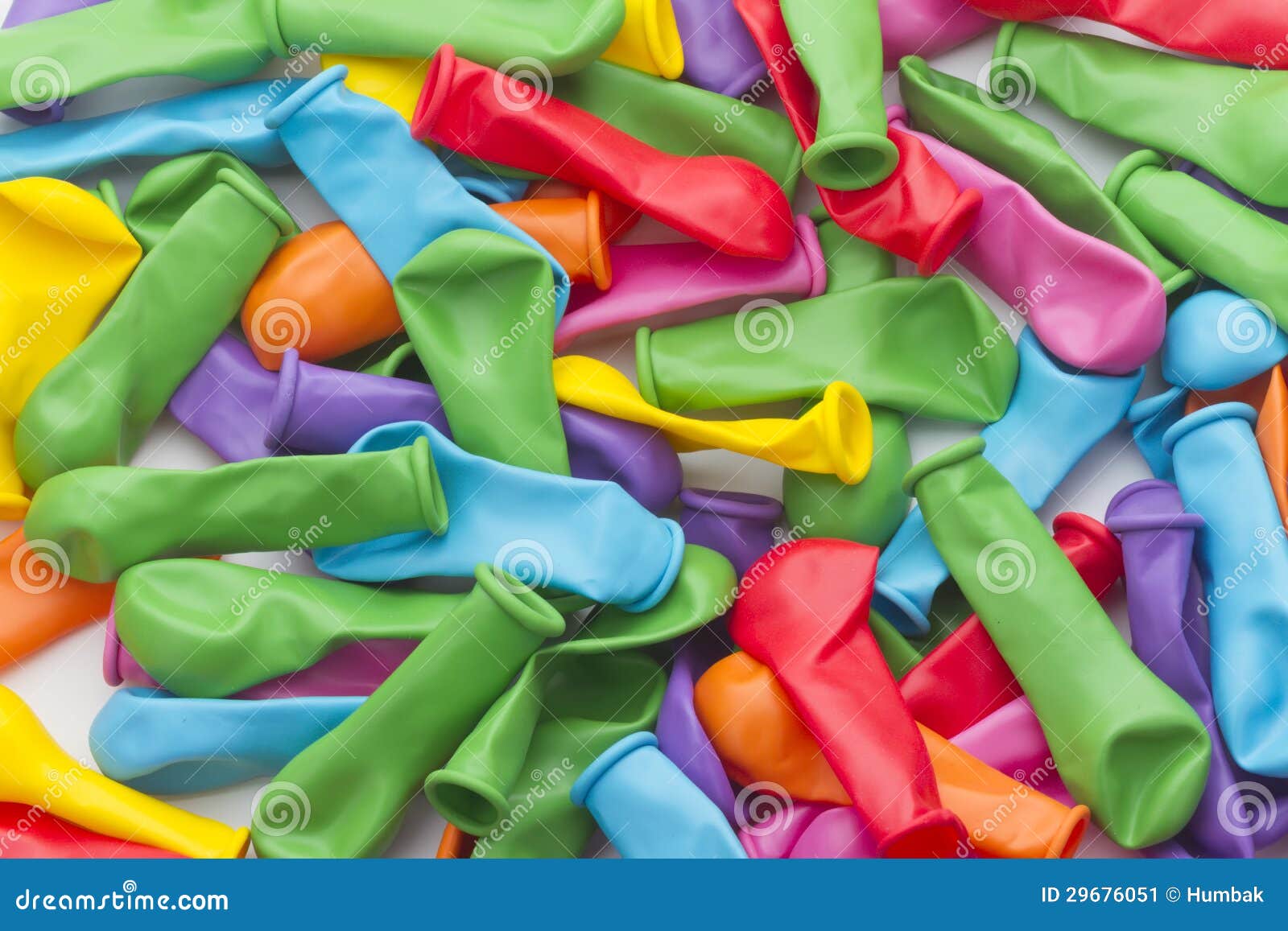 Not inflated balloons stock image. Image of elastic, color - 29676051