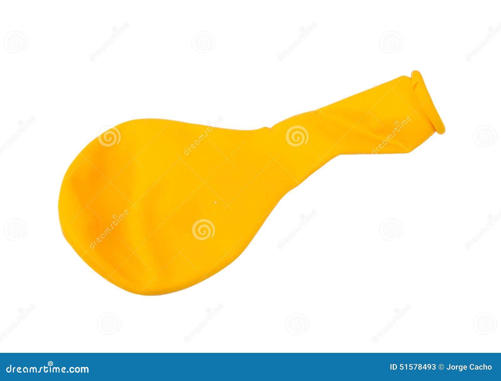Not Inflated Yellow Air Balloon Isolated Stock Photos - Free & Royalty ...