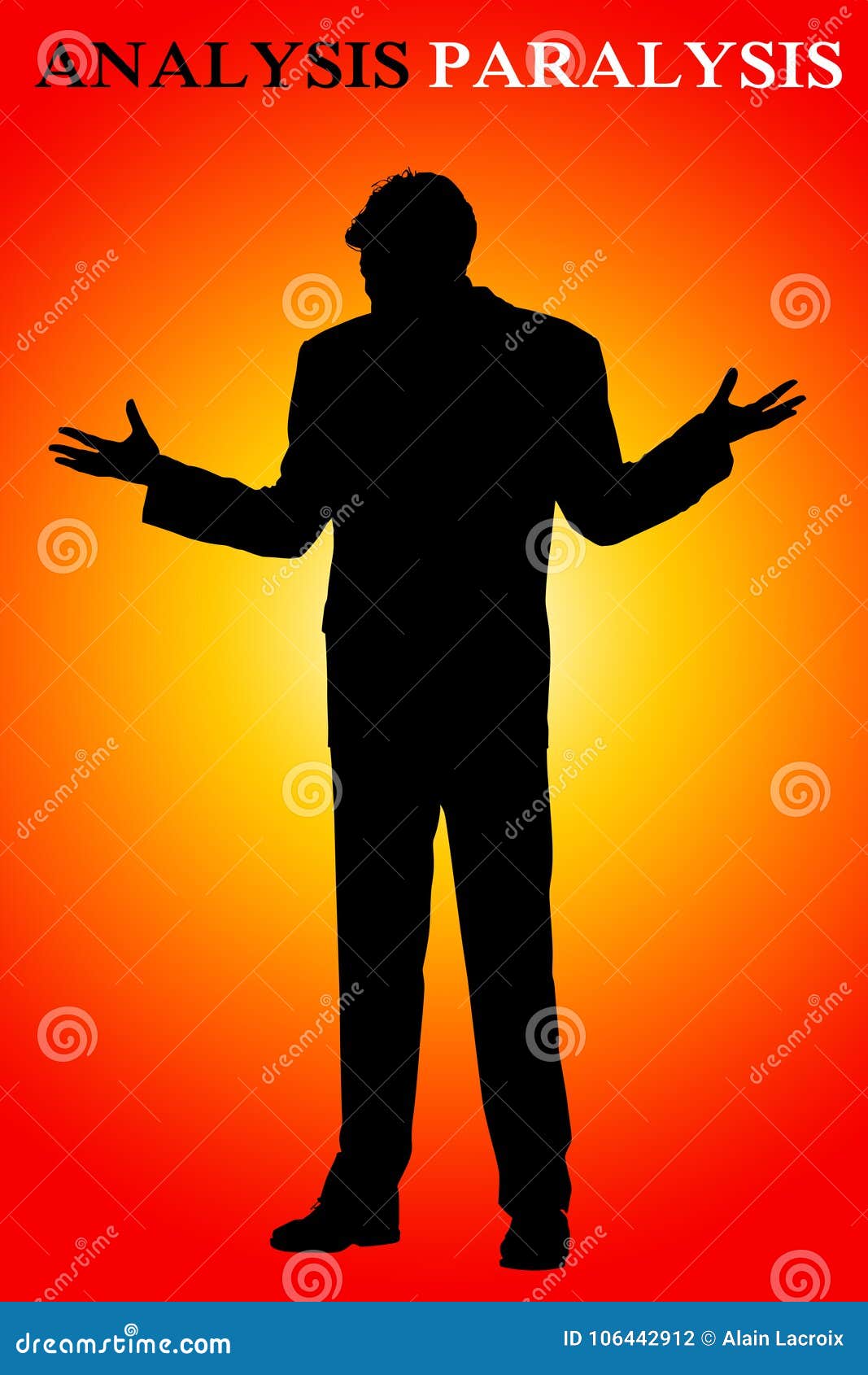 Analysis Paralysis Uncertainty Stock Illustration - Illustration of ...