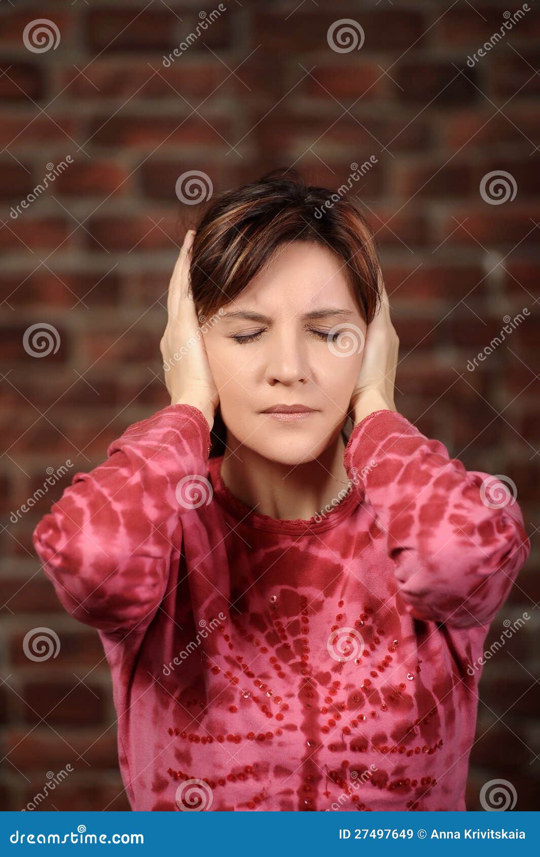 Not listening stock image. Image of commercial, adult - 27497649