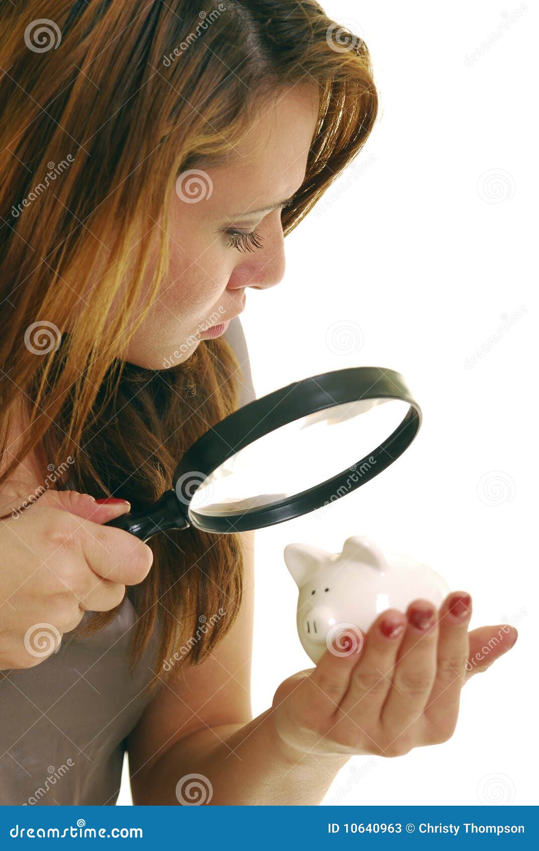 Not much money stock image. Image of seek, inspect, inspecting - 10640963