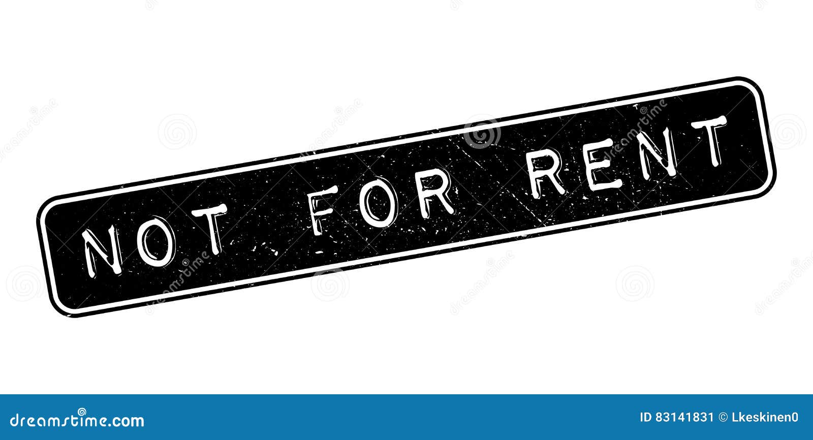 Not for Rent rubber stamp stock illustration. Illustration of property ...