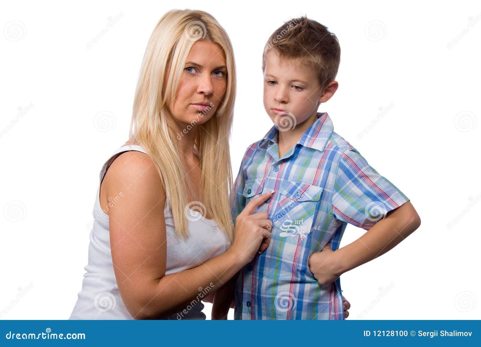 Not scold me, Mom stock photo. Image of parent, care - 12128100