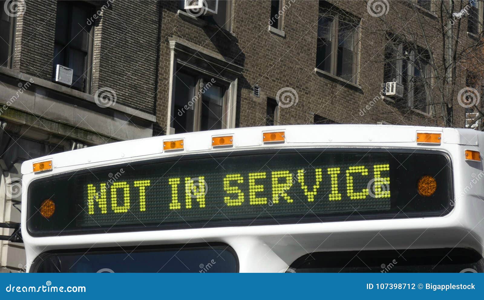 Not in Service stock photo. Image of transit, service - 107398712