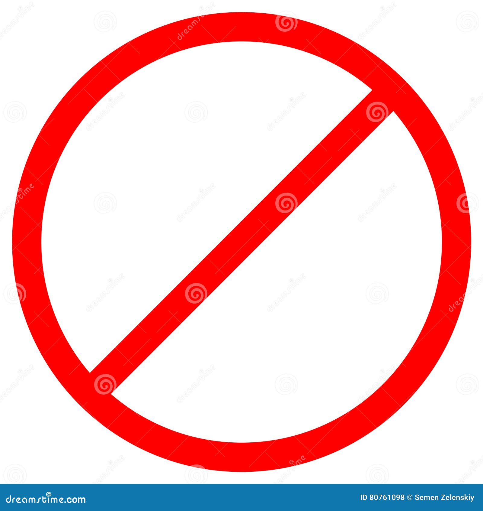 Not stock illustration. Illustration of restriction, prohibition - 80761098
