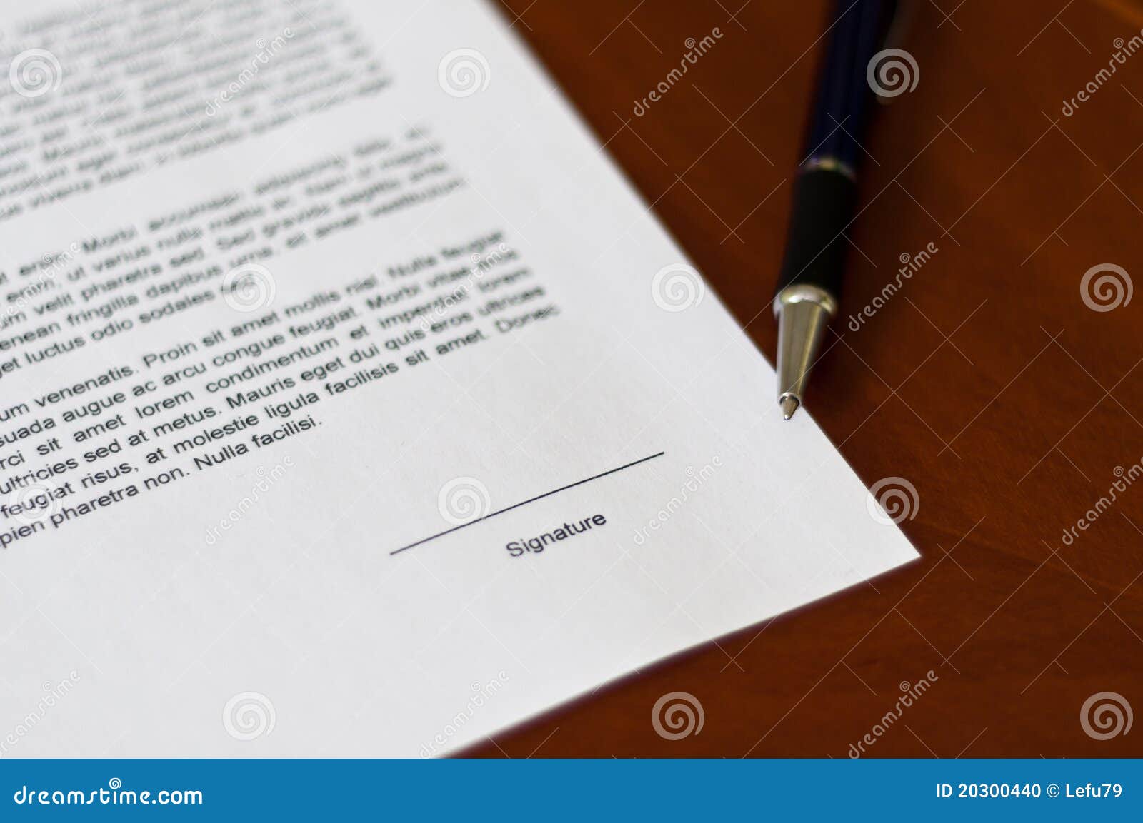 Not Signed Document stock photo. Image of discussion - 20300440